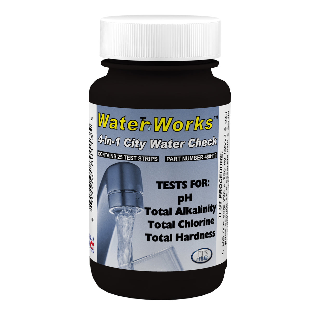 WaterWorks™ 4-in-1 City Water Check, bottle — Wateriga
